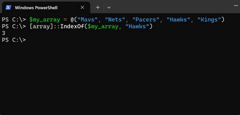 PowerShell How To Find Index Of Specific String In Array Collecting Wisdom