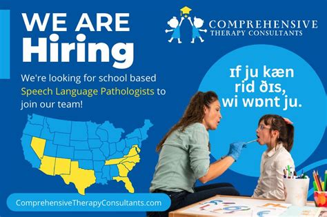 Speechlanguagepathologist Schooljobs Comprehensive Therapy Consultants