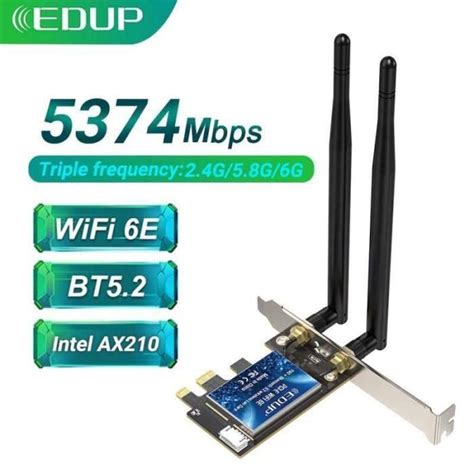 CS carte réseau Wi Fi PCIE AX mb s Ghz