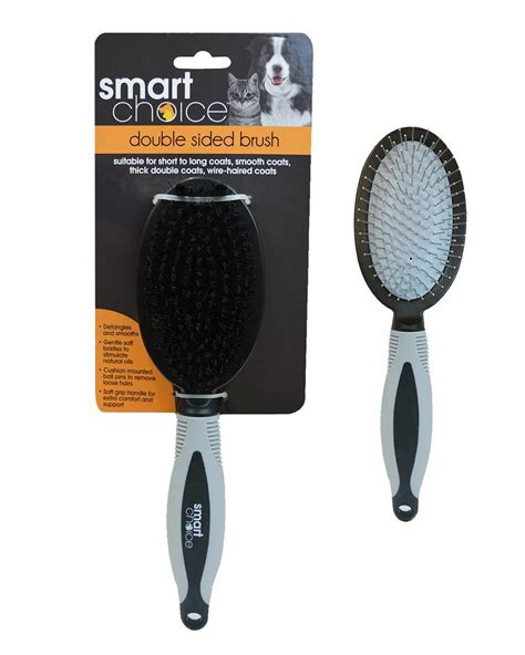 Double Sided Pin And Bristle Brush Medium Dobbyman