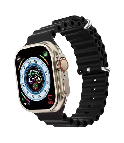 Olax 8 Ultra 49mm Smartwatch And Earphones Black Circuit Zone