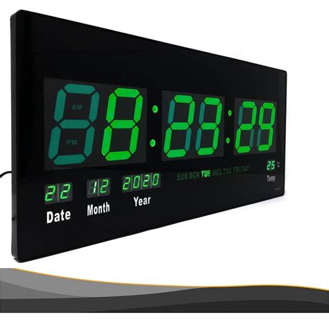 Ѕиден часовник календар термометар Mkmarket