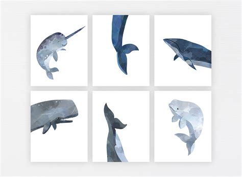 Sea Creatures Alphabet Poster Abc Animals Watercolor Alphabet Etsy