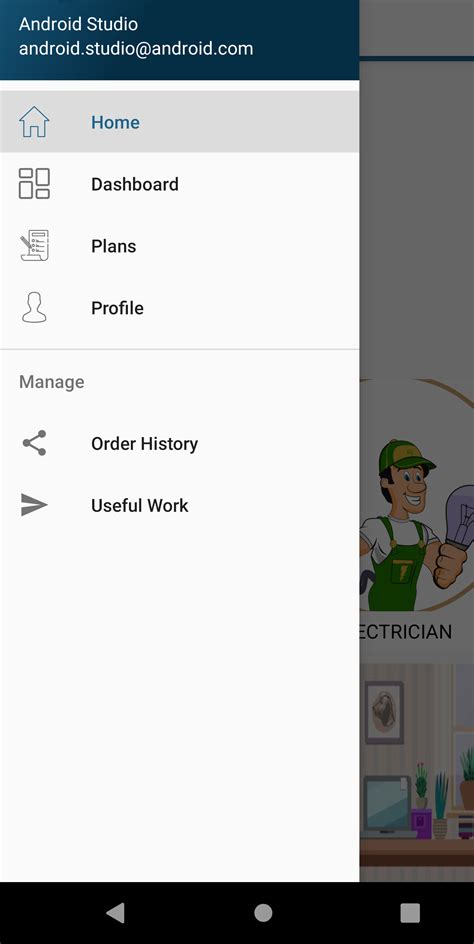 Android Jetpack Component Toast On Navigation Drawer Click Stack