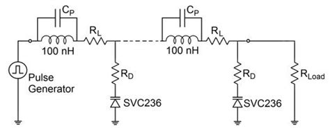 Nltl Schematic Circuit Model For The Lt Spice Simulations Download