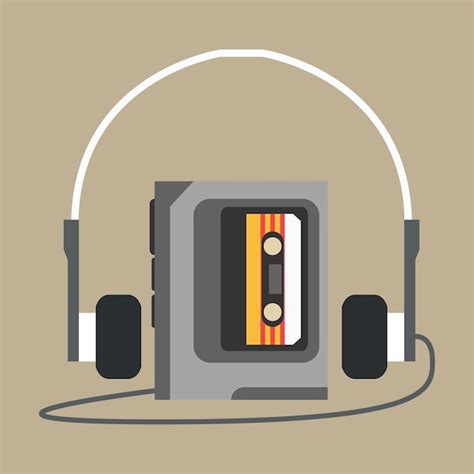 Premium Vector Vector Tape Cassette Player