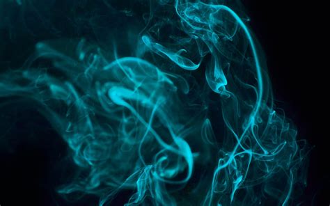 Motion Curve Blue Smoke Swirl Smoke Physical Structure Digital