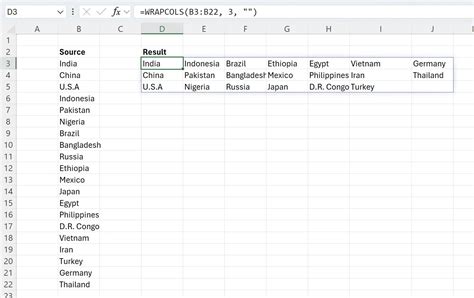 Excel Wrapcols Excel