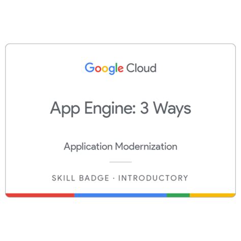 App Engine 3 Ways Skill Badge Credly