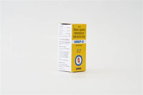 Drep O Ear Drops Dwd Pharmaceuticals Ltd