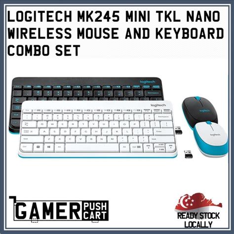 Logitech Mk245 Mini Tkl Nano Wireless Mouse And Keyboard Combo Set Lazada Singapore