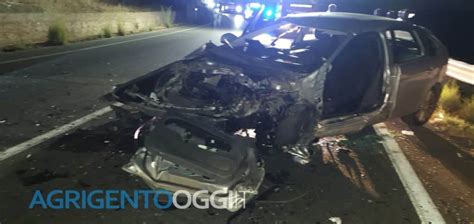 Due Feriti Gravi In Incidente Stradale Sulla Statale 118 Agrigento
