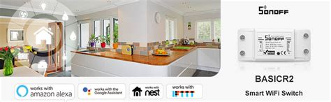 Sonoff Basic R2 10a Smart Wifi Wireless Light Switch1 Pack