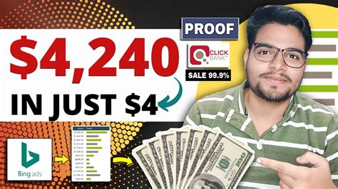 4240 In Just 4 From Affiliate Marketing Clickbank Sale 999 Using