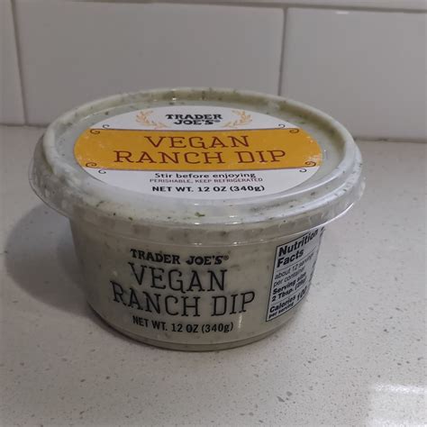 trader joe s trader joes vegan ranch dip reviews abillion