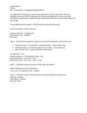 MalvynBacott Unit1 Assignment3 Docx Malvyn Bacot CIS220 Unit 1 Assignment 1 Designing Storage