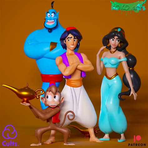 Stl File Aladdin Pack Bundle・3d Printable Design To Download・cults