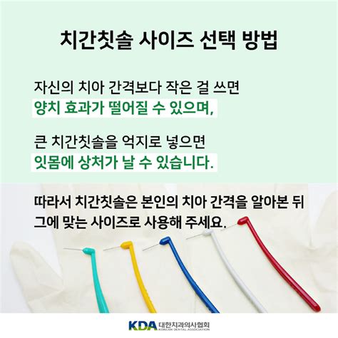 깨끗하고 건강한 치아를 위한 올바른 치실 및 치간 칫솔 사용법