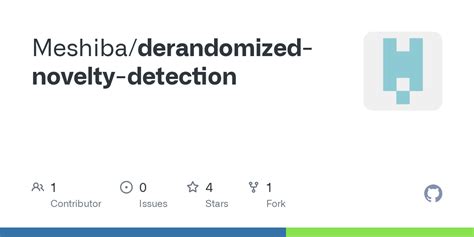 GitHub Meshiba Derandomized Novelty Detection