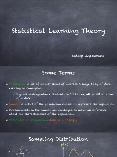 07 Statistical Learning Theory Pdf