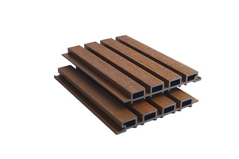 25m Storm Triton Composite Slatted Cladding Board Golden Teak