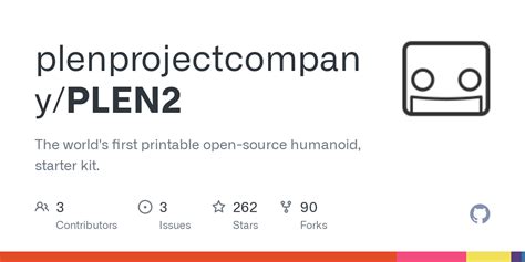 GitHub Plenprojectcompany PLEN The World S First Printable Open Source Humanoid Starter Kit