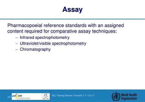 Ppt Pharmaceutical Reference Standards Powerpoint Presentation Free