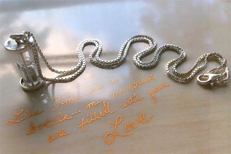 Hourglass Necklace In Sterling Silver With Genuine Diamond Dust Great