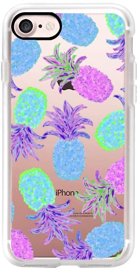 Casetify Iphone 7 Classic Grip Case Pineapple Pandemonium Lavender