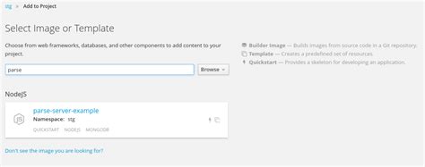 Parse Server On OpenShift Online Next Gen