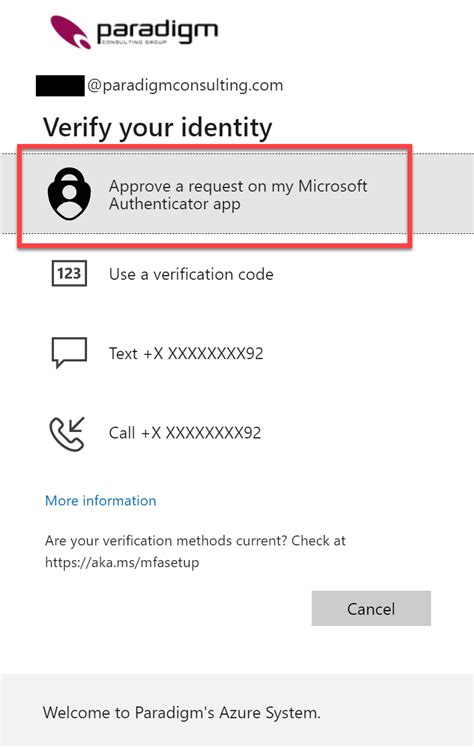 Authenticator App Paradigm Consulting Group
