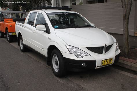 Ssangyong Actyon Sports Ficha Técnica Consumo Medidas
