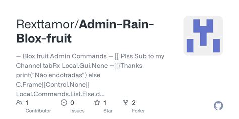 Github Rexttamor Admin Rain Blox Fruit Blox Fruit Admin Commands