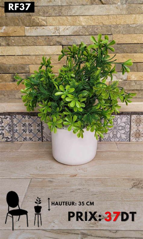 Mini plante artificielle Buis Avec Pot En Céramique RF37 Plantes d