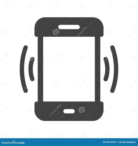 Vibration Stock Vector Illustration Of Silent Display 83574236