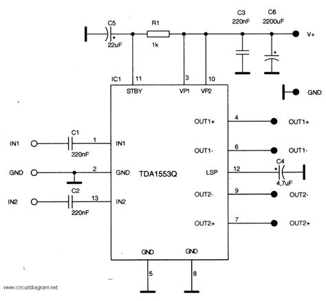 Car Audio Amplifier Circuit Diagram Wiring Diagram