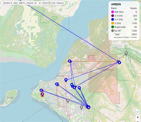 AREDN Mesh 5 8 GHz Sector Antenna Added At Anchorage Hillside South