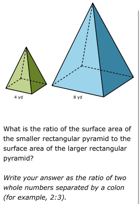 surface area of a rectangular pyramid
