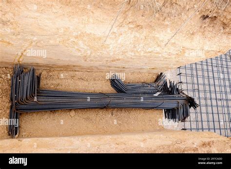 The Rebar Is The Iron Structure That Forms The Skeleton Of A Reinforced
