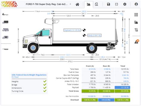 Weight Distribution Spreadsheet With Axle Weight Calculator