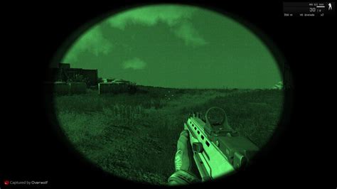 Arma 3 で暗視装置の輝度調整など改良を加える HAFM more realistic NVGoggles view アドオンが公開