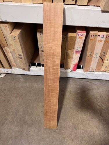 Roasted Curly Figured Maple🍁guitar Neck 1 3x3 5x30 5 Kd Temper 6 4 Ebay