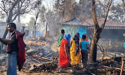 सुनसरीको बर्जुमा आगलागीः १५ वटा घर जलेर नष्ट करिब ५० लाख रुपैयाँ