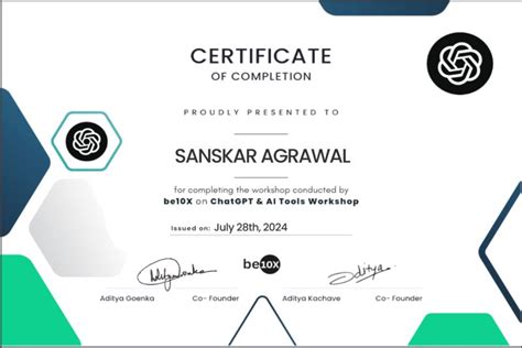 sanskar agrawal on linkedin be10x generativeai workshop chatgpt ai