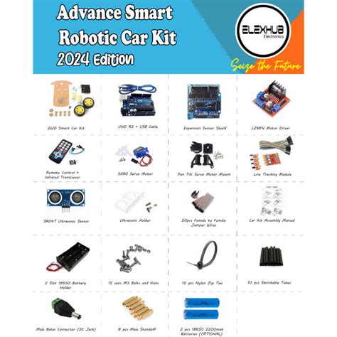 2023 Advance 2wd Smart Robotic Car Kit Obstacle Avoidance Line Follower And Remote Controlled Car