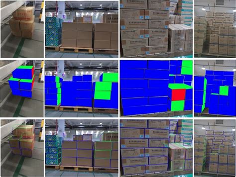 the results of surfaces segmentation algorithm and contour