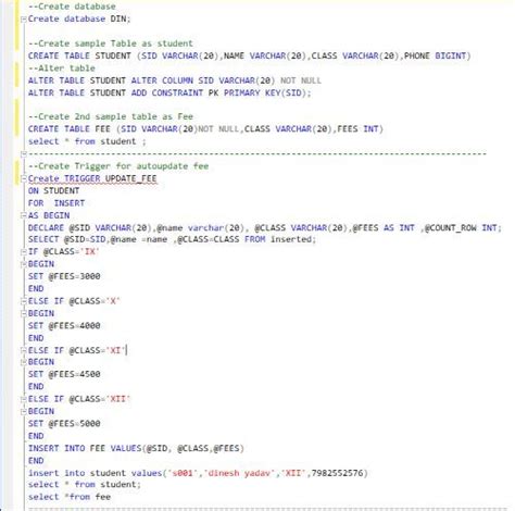 Automating Data Entry With Sql Trigger Today I Explored How We Can Use