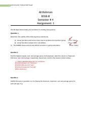 DBMS Lab Assignment 1 Docx 1 Lab Instructor Muhammad Yousaf Ali