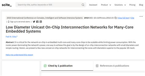 Low Diameter Unicast On Chip Interconnection Networks For Many Core Embedded Systems