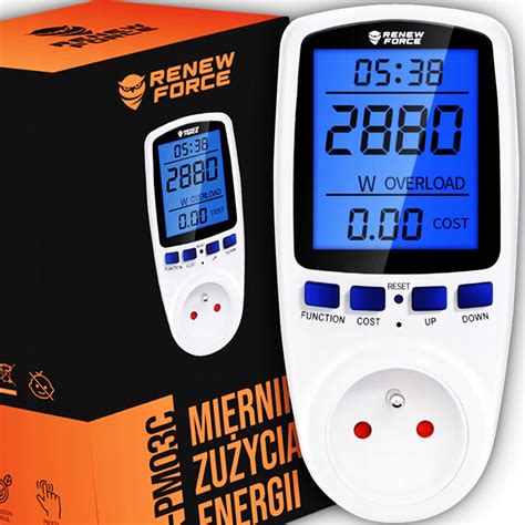 PRECYZYJNY Miernik Licznik ENERGII ELEKTRYCZNEJ Amper Woltomierz Watomierz MIERNIK POBORU